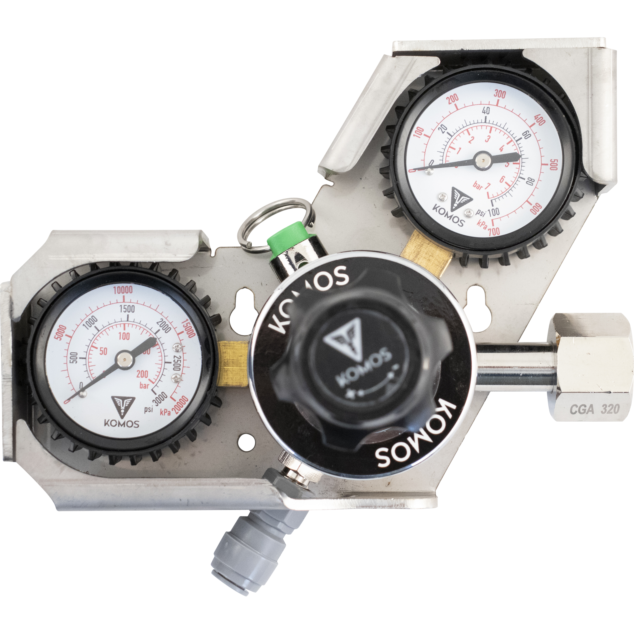 Gauge Cage for KOMOS® Premium CO2 Regulator | 304 Stainless Steel ...
