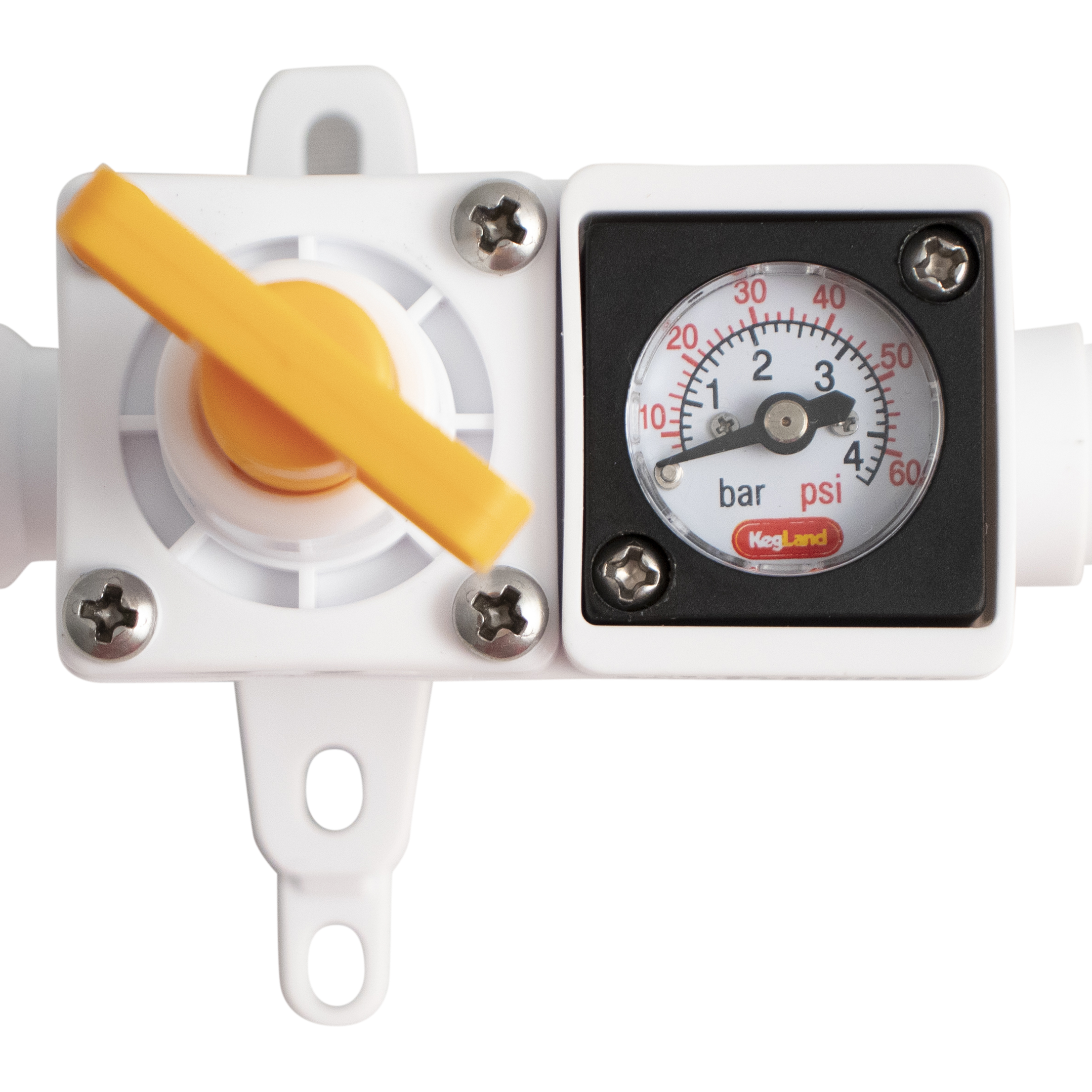 Duotight In-Line Regulator | Built-In Pressure Gauge | 0-60 PSI | Liqu ...