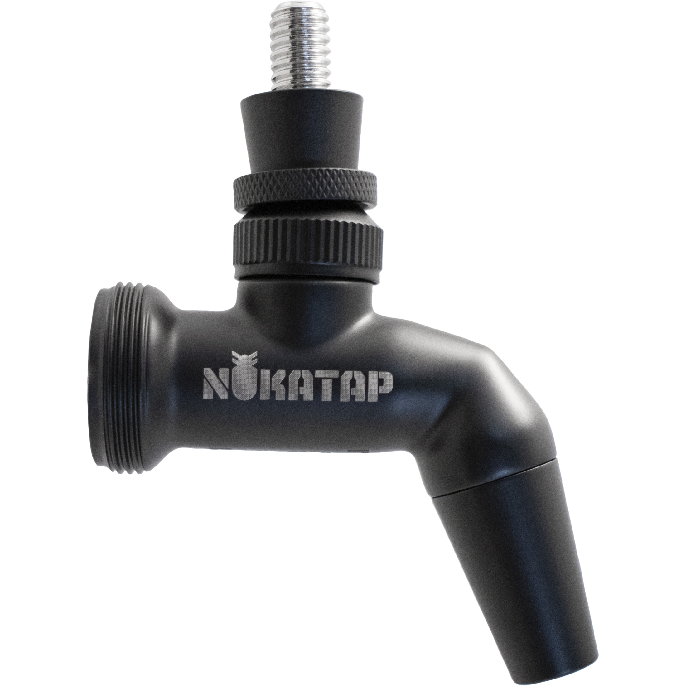 NukaTap® Stainless Steel Beer Faucet | Matte Black Finish | Stealth Bo ...
